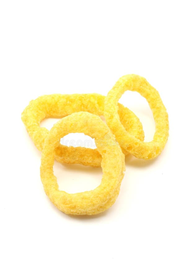 3 Onion Rings snacks stock image. Image of crispy, white - 11217175