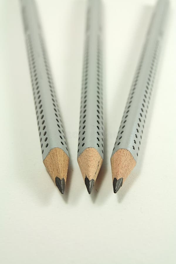 3 pencils stock photo. Image of drawing, draw, construct - 439686