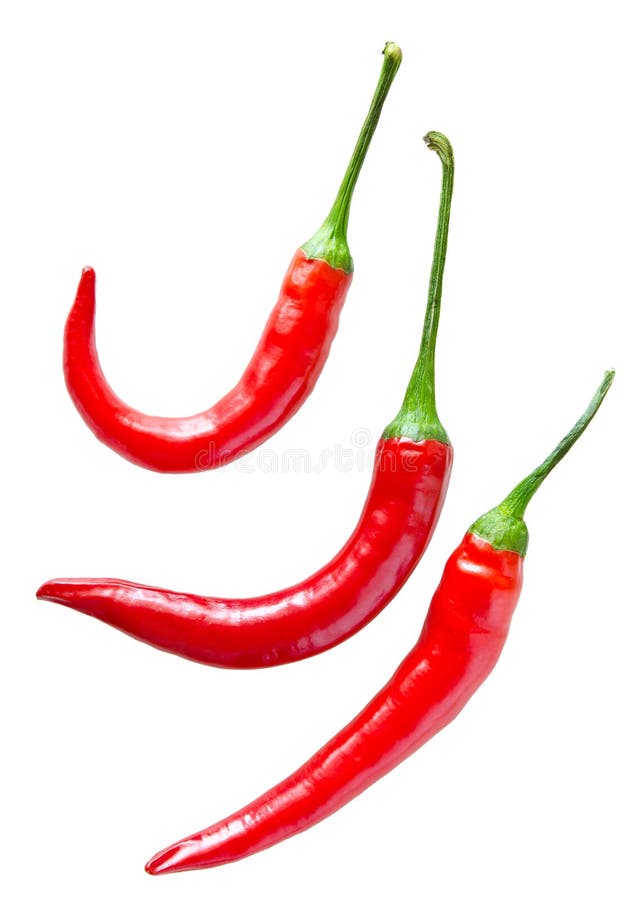 3 pimentas vermelhas imagem de stock. Imagem de vegetal - 24012251