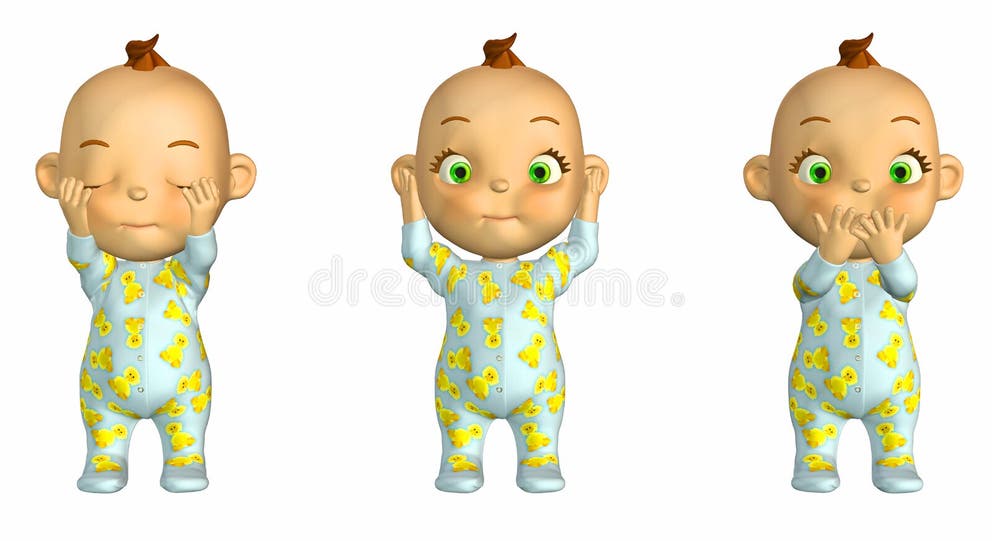3 Wise Baby Cartoon Stock Illustrations – 23 3 Wise Baby Cartoon Stock ...