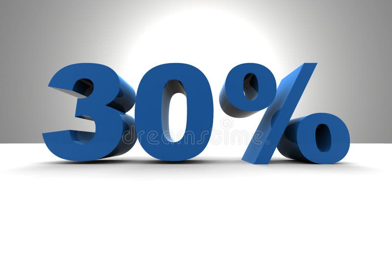 30percent ilustração stock. Ilustração de campanha, percent - 15318392