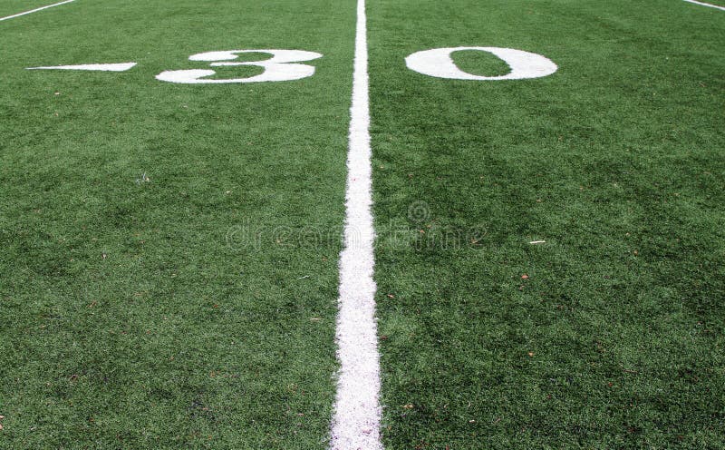 30 Yard Line stock photo. Image of yard, sideline, mark - 19999382