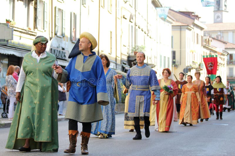32nd, Historical Parade, Palio of Baradello Editorial Photography ...