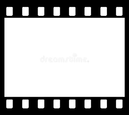 35mm Film Strip frame stock vector. Illustration of retro - 822242