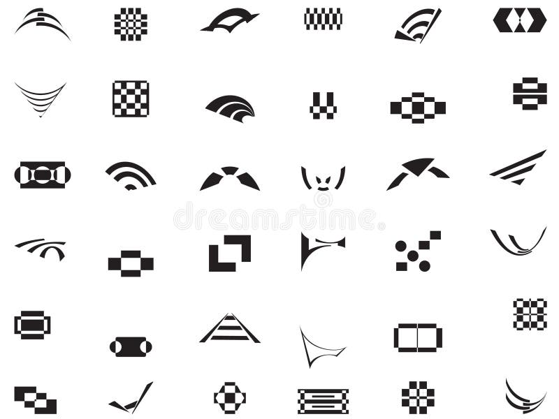 36 Marchi Ed Elementi Di Vettore Illustrazione Vettoriale ...