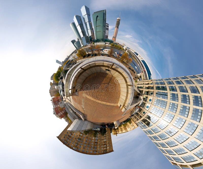 360 Grados De Panorama De La Moscú-ciudad Foto de archivo - Imagen de ...