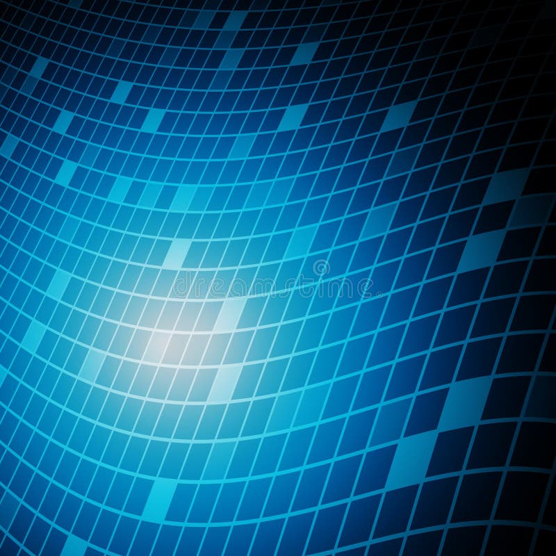 Abstract Blue Pixelated Summer Wave Backgrounds Stock Vector ...