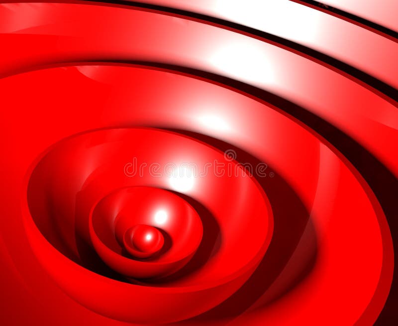 3d Abstract Glossy Plastic Circles Stock Illustration - Illustration of ...