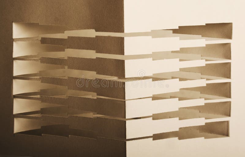 3d Abstract Paper Composition Stock Image - Image of perspective ...