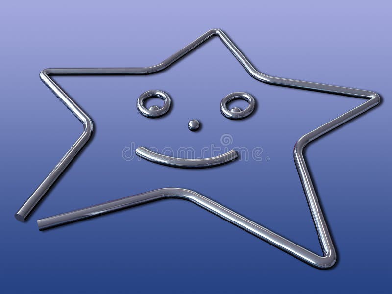 3d Abstract Star With Clipping Paths Picture. Image: 4749318