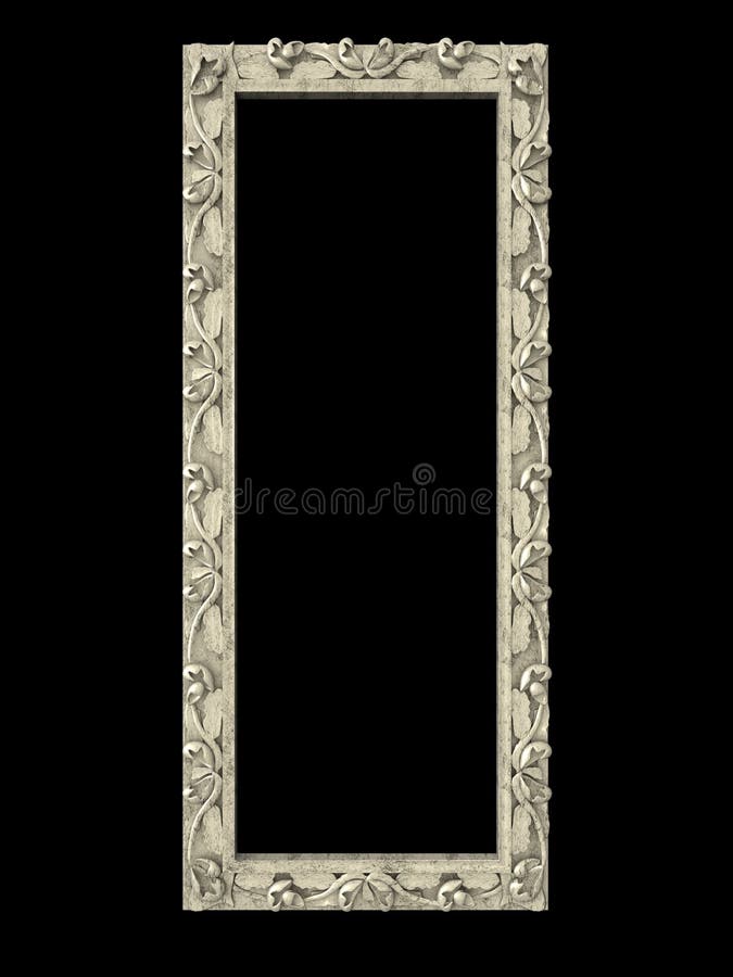 3d antique frame stock image. Image of decorative, rectangle - 19361183