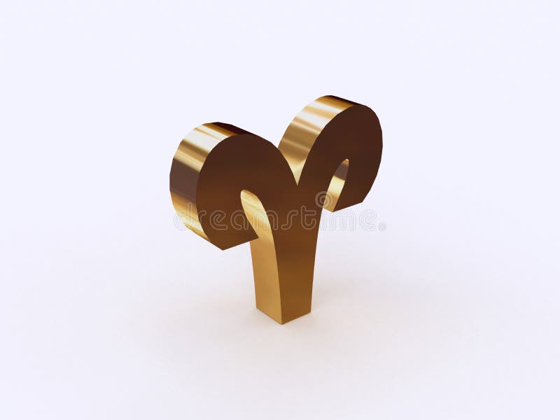 3D aries stock illustration. Illustration of star, front - 11498806