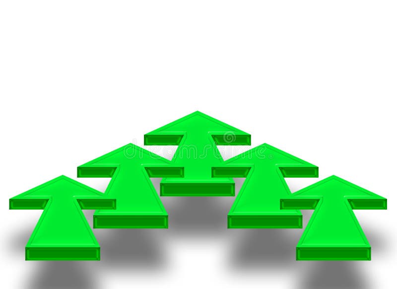 3D Arrow stock illustration. Illustration of graphic - 11519574