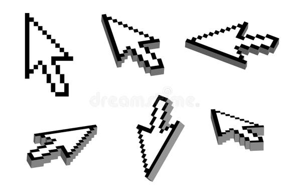 Different Cursor Arrow Stock Illustrations – 7,244 Different Cursor ...