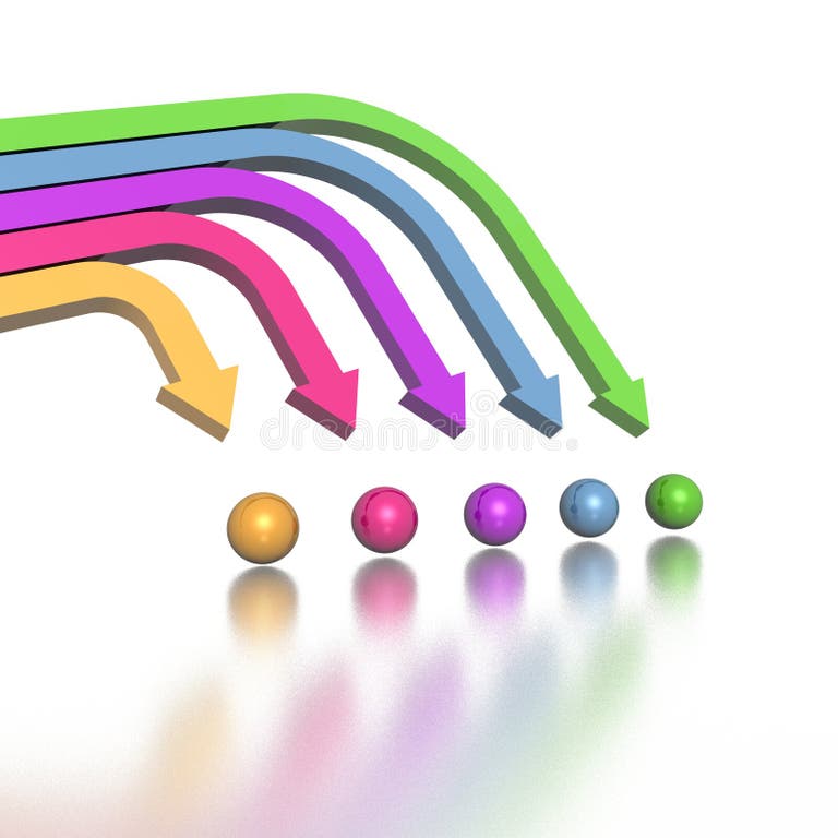 3d Rainbow Arrows Stock Illustrations – 257 3d Rainbow Arrows Stock ...