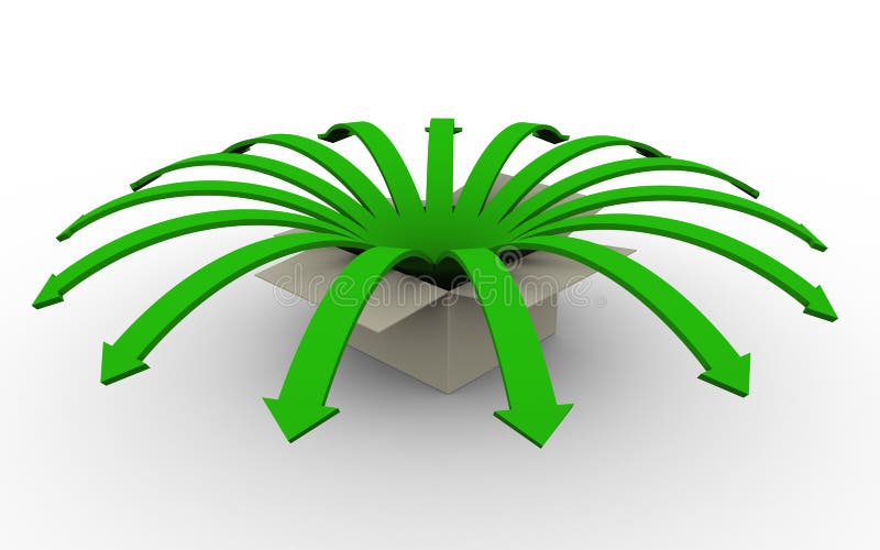 3d arrow jump stock illustration. Illustration of goal - 24462562