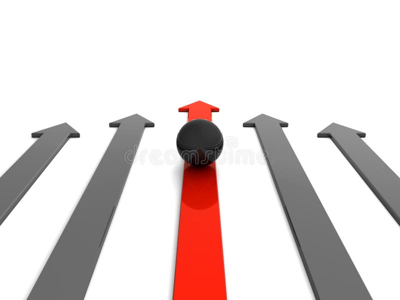 Target and arrows stock illustration. Illustration of sports - 12958624