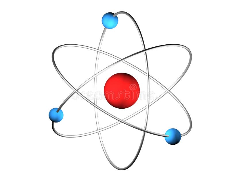 3D Atom stock illustration. Illustration of atom, physics - 3240479