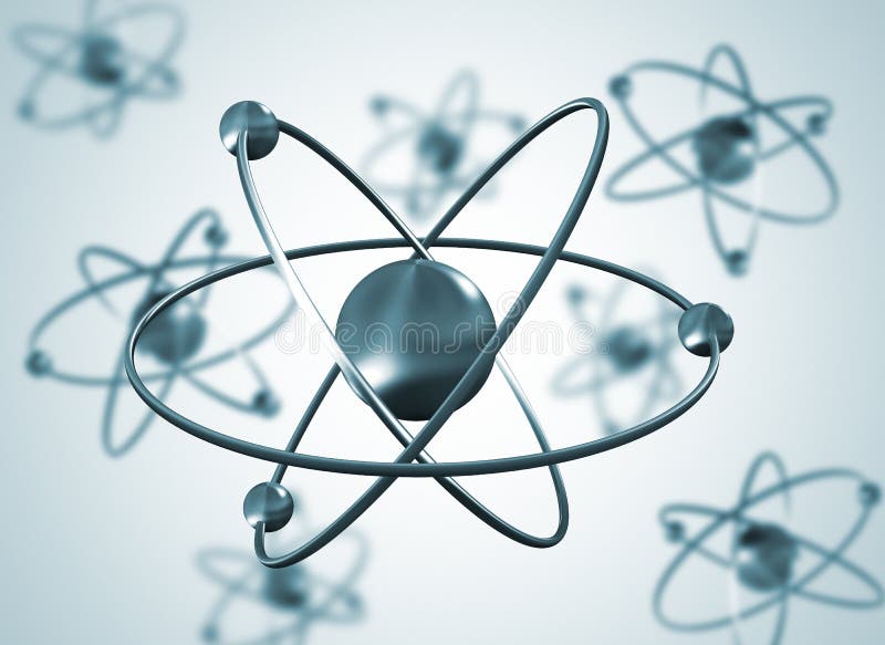 3D atoms background stock illustration. Image of shapes - 28816252