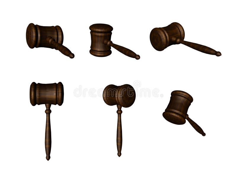 Auction Hammer stock vector. Illustration of bidding, trade - 51178