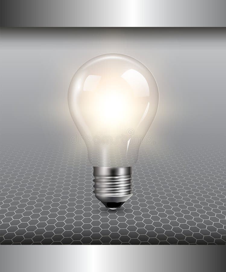 Lighted and Switched Off Light Bulb on a Transparent Background. Stock ... Lighted and Switched Off Light Bulb on a Transparent Background. Stock ...