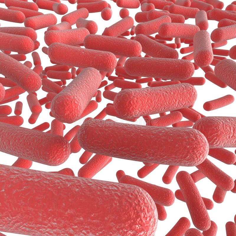 Blue Bacteria Cells Science Illustration Stock Illustration ...