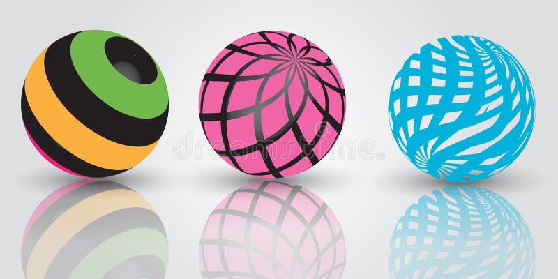 3d balls stock vector. Illustration of logo, symbol, design - 15251365