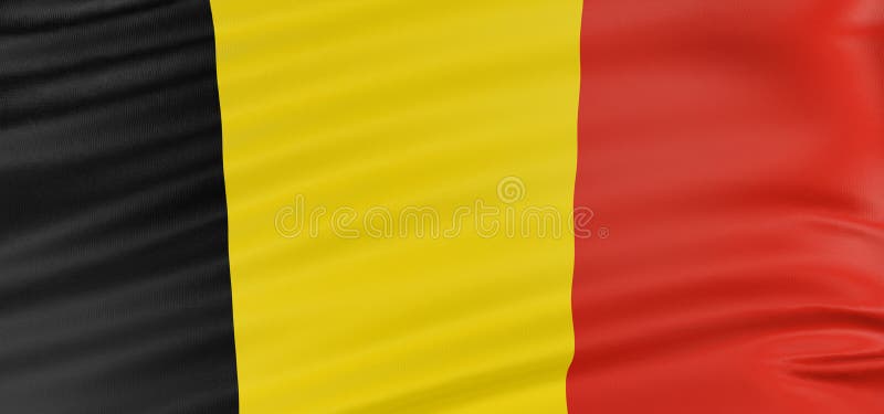 3D Belgian Flag Picture. Image: 5614922
