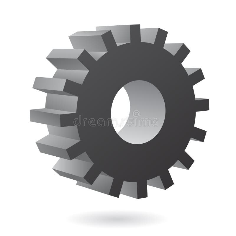3D Cogs stock illustration. Illustration of configuration - 4769209