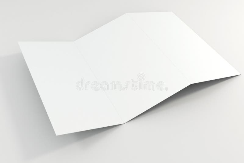 3d blank document sheet stock illustration. Illustration of paper ...