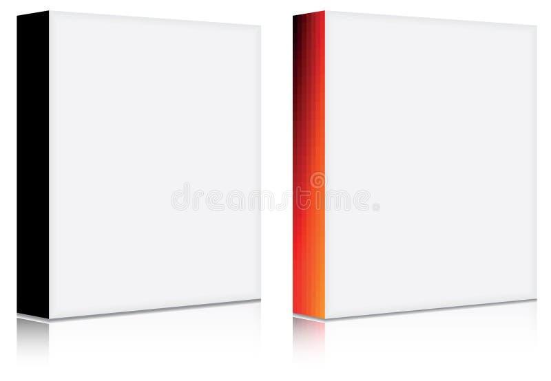 Blank software box stock vector. Illustration of advertise - 13015579