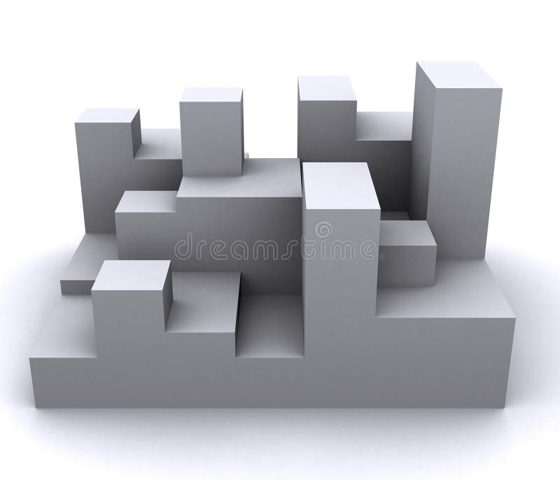 3d blocks stock illustration. Illustration of blue, background - 1959349