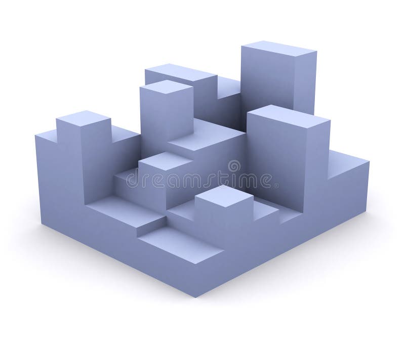 3d blocks stock illustration. Illustration of blue, background - 1959349