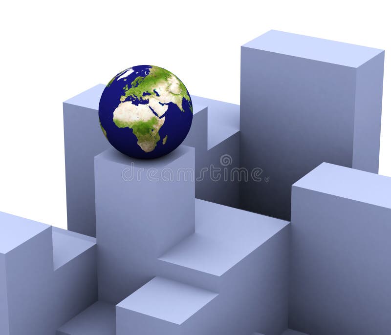 3d blocks stock illustration. Illustration of business - 1959351