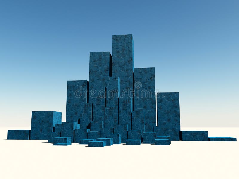 3D Blocks stock illustration. Illustration of group, composite - 37562984