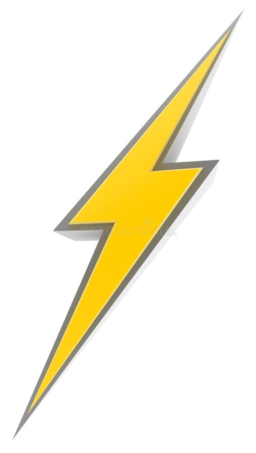 San Diego Chargers Lightning Bolt Clipart Image