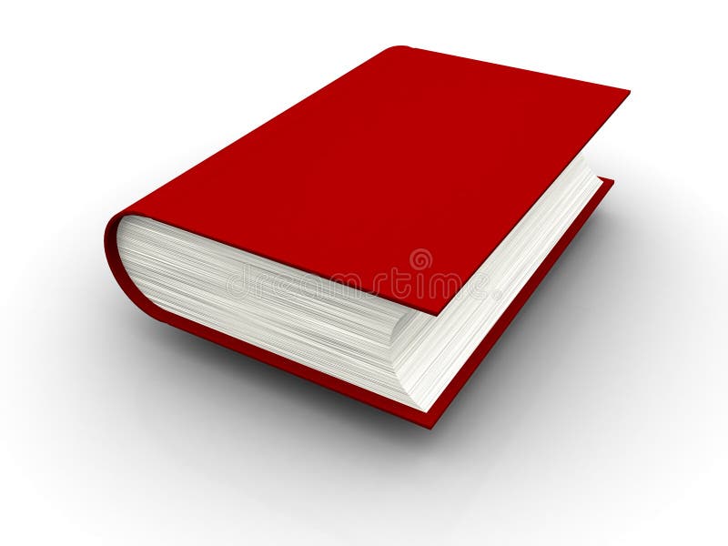 Red book diary notebook stock vector. Illustration of pupil - 20469646