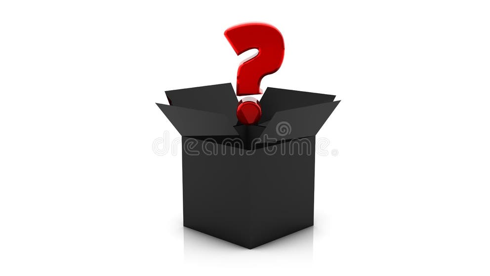 Cardboard Box Red Question Mark Stock Illustrations – 112 Cardboard Box ...