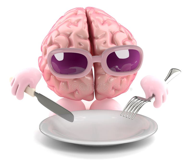 Cartoon Brain Eating Stock Illustrations – 228 Cartoon Brain Eating ...