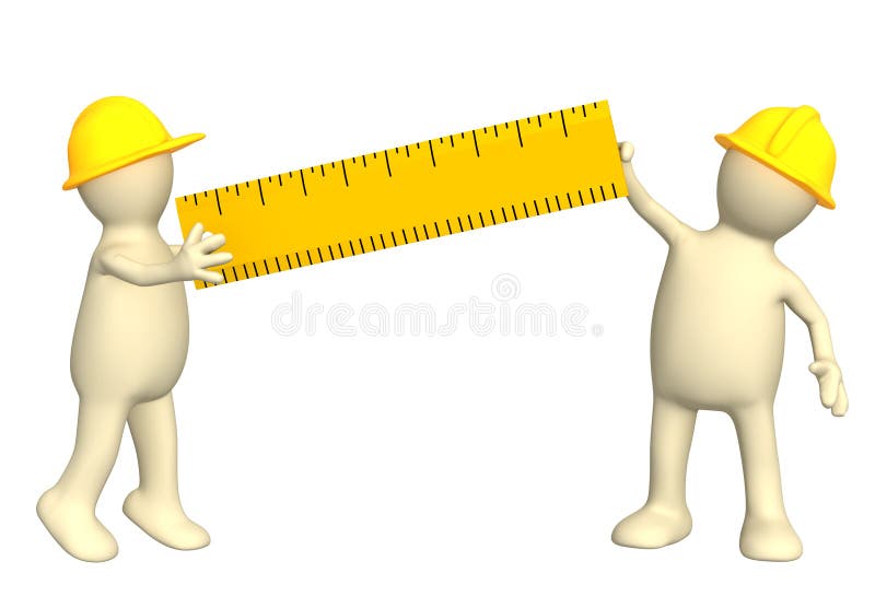 Builders - Puppet, Discussing the Project Stock Illustration ...