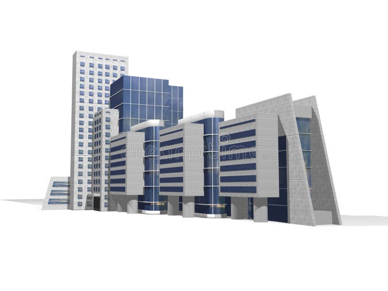 3d architecture exploded. stock illustration. Illustration of concept ...