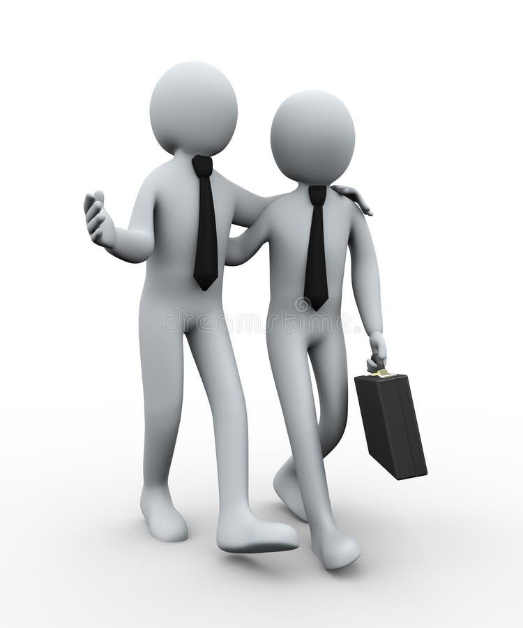 3d business partner stock illustration. Illustration of idea - 27273345