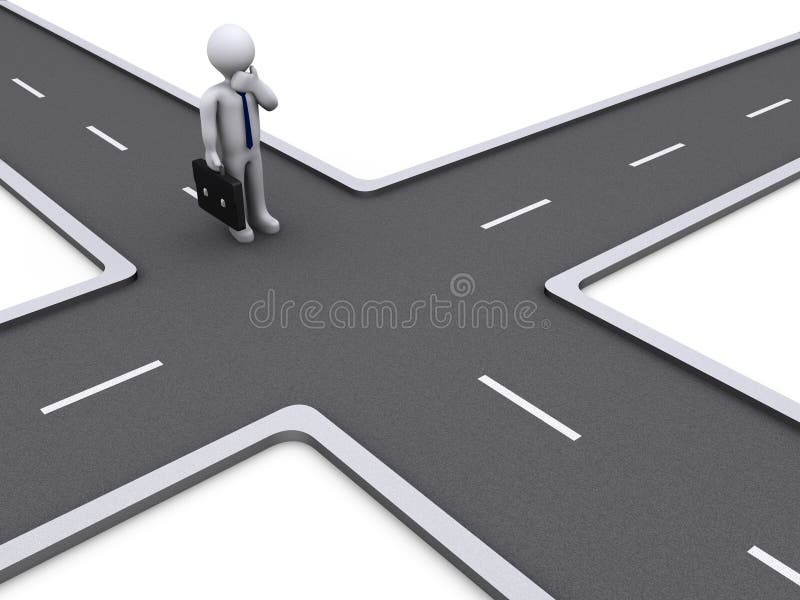 The right way stock illustration. Illustration of point - 28294223