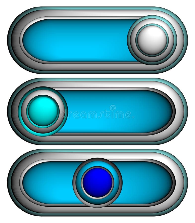 3d buttons, stock vector. Illustration of click, ball - 10549004
