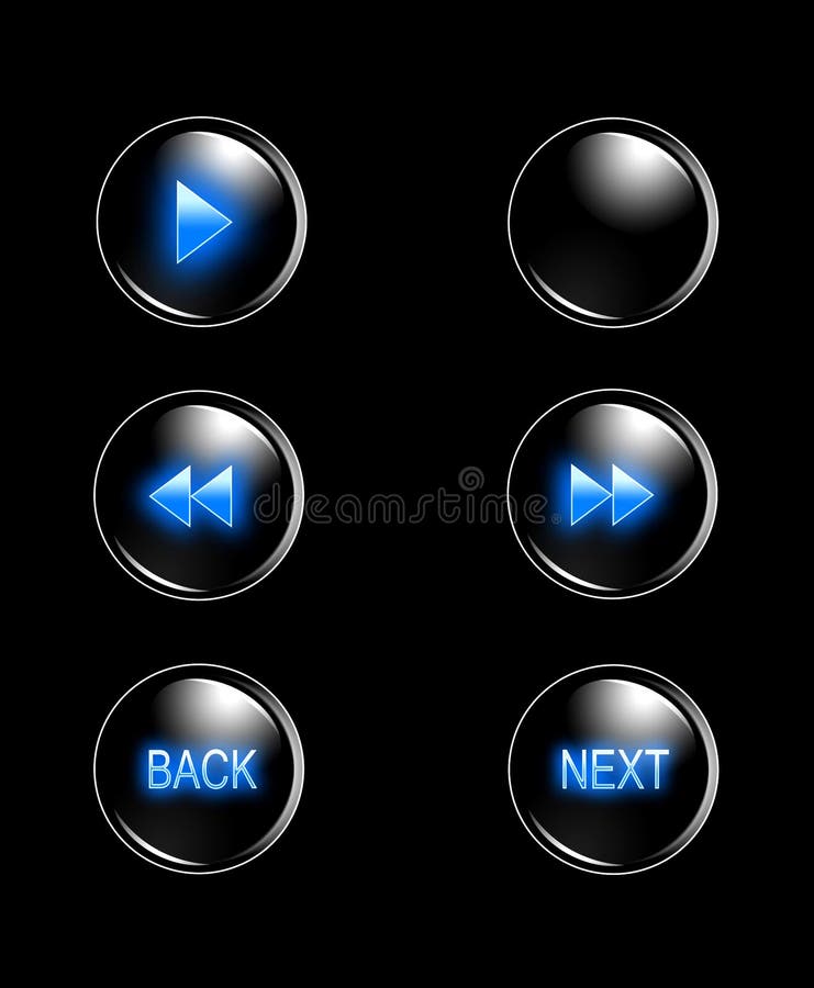 3D buttons stock illustration. Illustration of buttons - 4504546