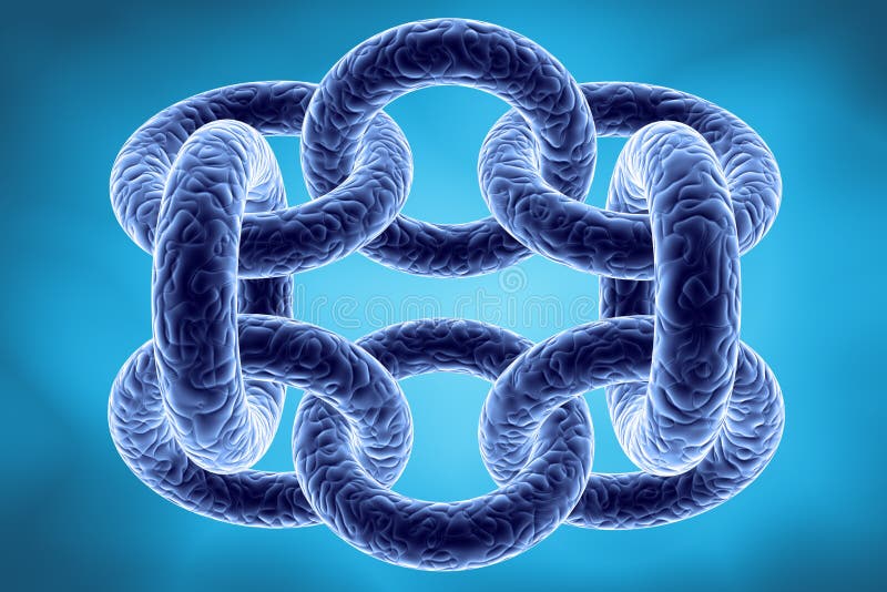 3d chain stock illustration. Illustration of junctions - 1167236