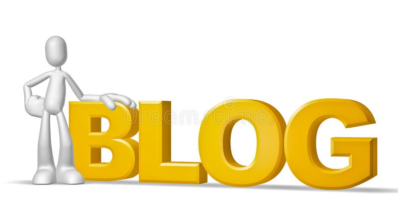 Big BLOG 3D Megaphone for High Powered Blogging Stock Vector ...