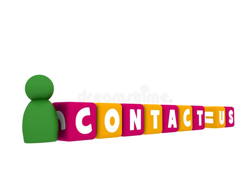 3d character contact us stock image. Image of email, data - 20391075