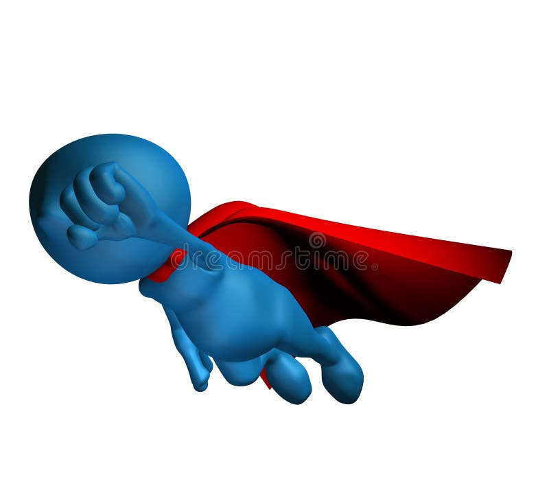Cartoon superman flying stock vector. Illustration of body - 19074451