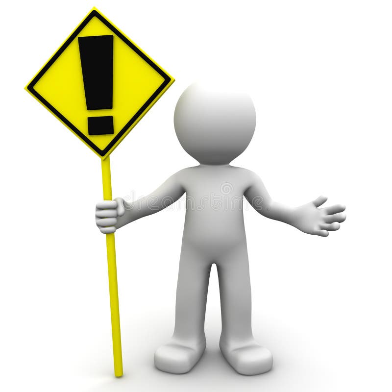 Alert Sign Meaning Notice Caution or Advisory Stock Illustration ...